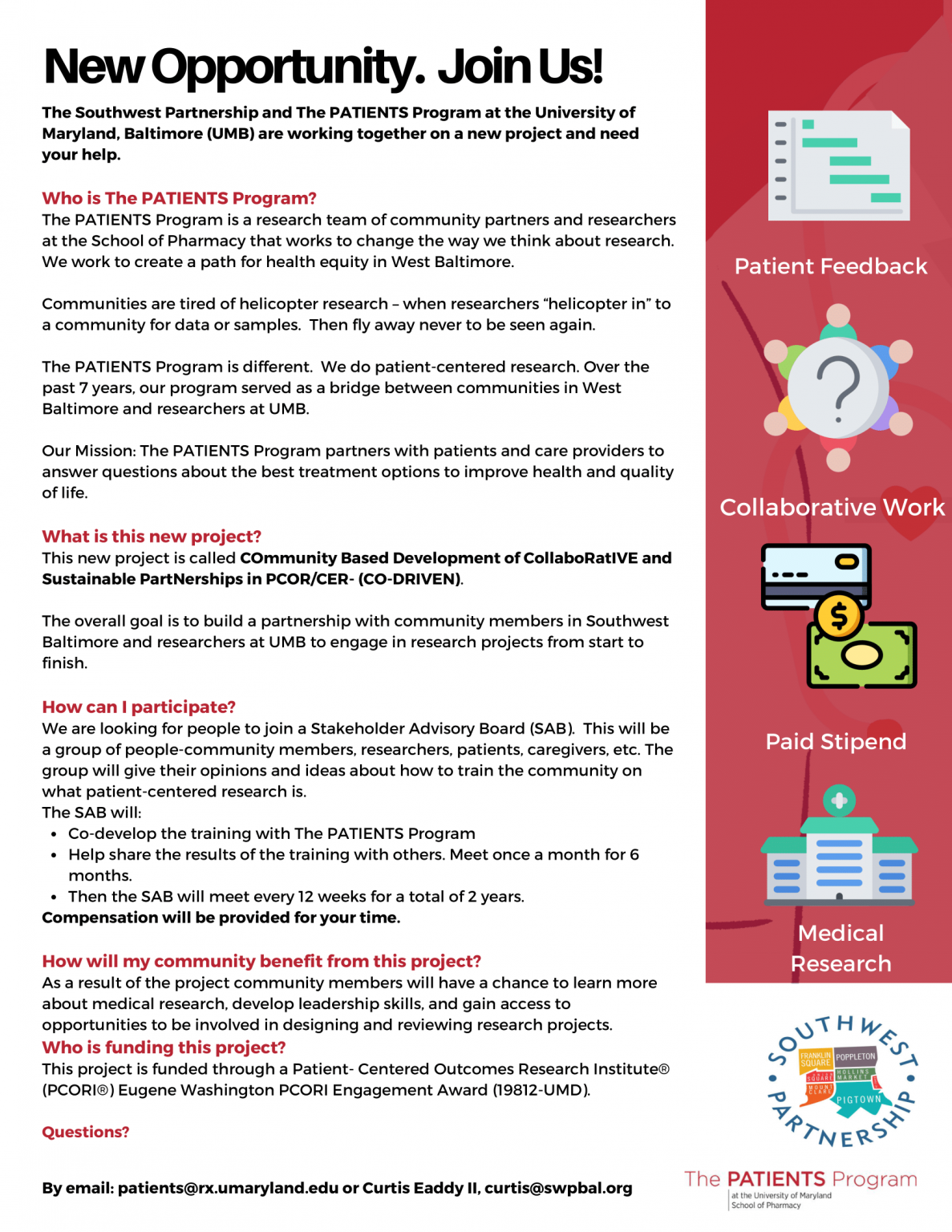 STEERING ADVISORY BOARD MEMBERS – Southwest Partnership