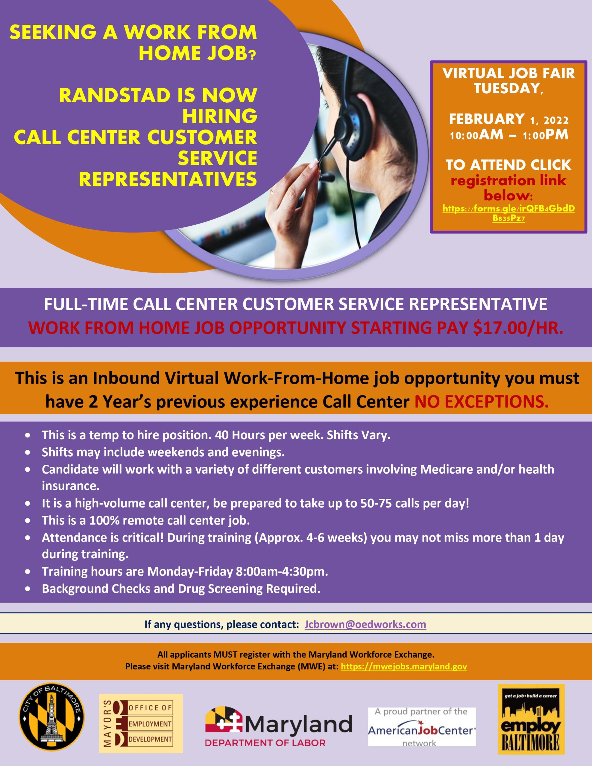 Call Center Now Hiring – Southwest Partnership