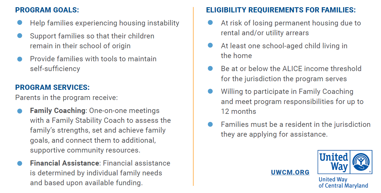 United Way Family Stability – Southwest Partnership